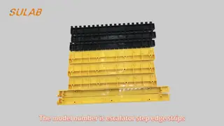 Yellow Plastic Escalator Step Demarcation Strip Safety Warning Edge For OTIS Escalator Spare Part XA