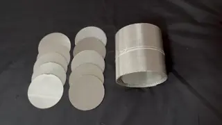 Stainless steel wire mesh screen filter for plastic pelletizer