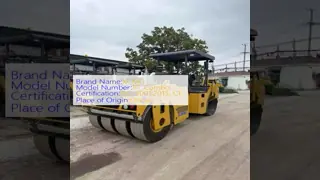 Used XCMG 8T Combo Road Roller Reliable Asphalt Compaction