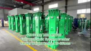 GHB230 Silenced Hydraulic Breaker | Box Type Fully Hydraulic Hammer for 30 Ton Excavator