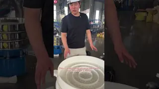 A 1-meter diameter vibrating screen made of high-quality plastic material