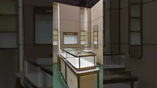 jewelry shop decoration jewelry display case counter customized