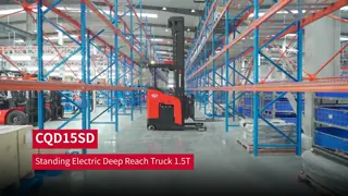 2026 Hot Sale EP CQD15SD 1500kg Stand-up Reach Truck | High Lift & Flexible