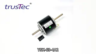 FCU Fan Coil Motor 42 Frame 220V 3-Speed 1300/1440RPM Testing Video