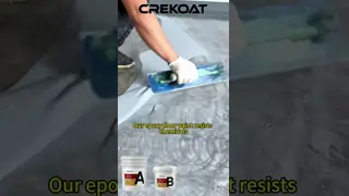 Don't spend a lot of money on tiling! Epoxy floor paint offers high cost-effectiveness