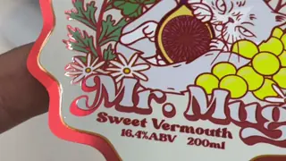 rose gold liquor label
