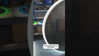 Different designs of smart LED bathroom mirrors