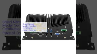 Core i5 Fanless Industrial PC Dual LAN 6 COM