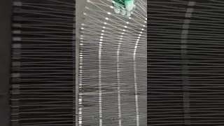 AISI304 Wire Rope Netting Custom Mesh Hole Size