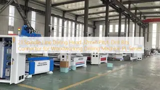 21 Spindle Line Boring Head for Faster Cabinet Production
