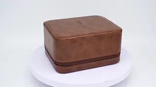 Waterproof Zipper Watch Box, Sleek Durable Timepiece Case for Daily Commute & Outdoor Use