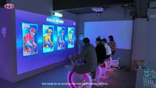 Immersive Cycling Multiplayer Interactive Bicycle 