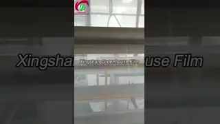 Production of high-transparency agricultural PE greenhouse film