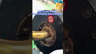 P32 2-inch 4-layer hose crimping demonstration