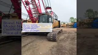Used SANY SCC550C 55 Ton Crawler Crane Powerful Lifting