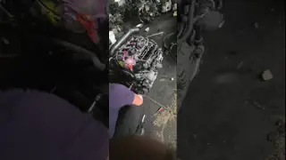 Crankshaft rotation test for used full engine EA888