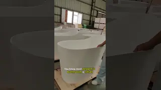 Solid Surface Bathtub Workshop Display