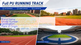 Full PU Running Track Solutions for Municipal Sports Parks