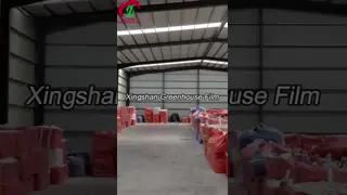 PO greenhouse film warehouse inventory display