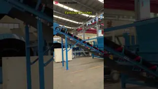 Ton Bag Bulk Fertilizer Crusher Machine with Belt Conveyor System