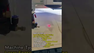 CO₂ Laser Marking and Cutting All - in - One Machine-basswood board