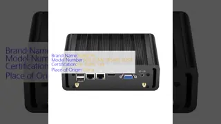 Fanless Mini PC: Intel i3 i5 i7 Powerhouse