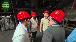 Global Partners Visit Shandong Huayuan Humic Acid Factory