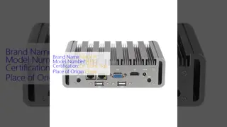 Fanless Mini PC i5 6200U Dual COM Dual LAN Industrial