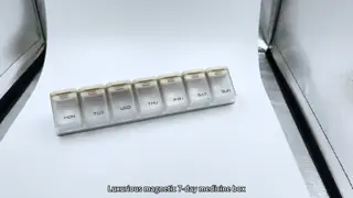New Style ABS Weekly Pill Organizer 1 Time a Day Magnetic Storage Box