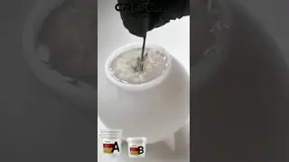 Can epoxy resin still play like this?!
Mixing colors, blending, gold foil embellishment