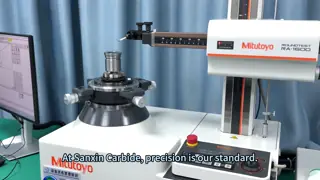 High-Precision Carbide Valve Seat Roundness Testing | Mitutoyo RA-1600 Quality Control