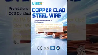 ASTM B910 Copper Clad Steel Wire High Conductivity Solution