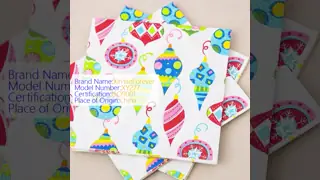 Custom Printed Napkins Eco Friendly Food Grade Designs
