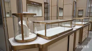 Luxury Jewelry Showcase Display Cabinet for Retail and Home