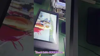 55 inch PCAP 20 Touch Table Android PC System For Business Game Center