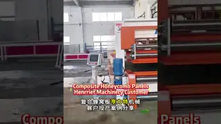 Hot press automatic conveying production line