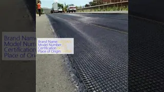 Fiberglass Geogrid Road Reinforcement Solution