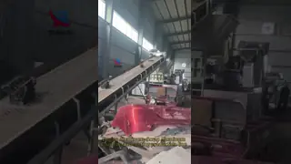 Engine Housing Shredding, Crushing, and Iron Removal Production Line