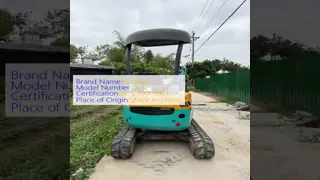 Kubota U17 Mini Excavator with Breaker for Tight Spaces