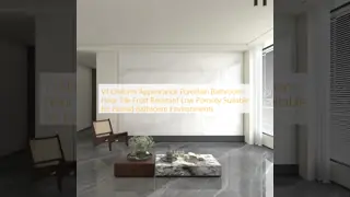 Luxury Marble Look Porcelain Tile Waterproof Flooring