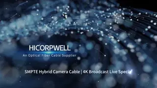 311M 3K93C FUW PUW Optical Hybrid Connector Broadcast Fiber Camera Cable with External Portable