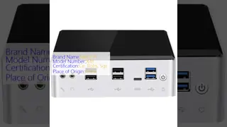 Intel Core Mini PC 4K NVMe SSD Powerhouse