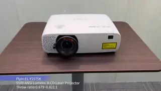 3LCD Laser Native 4K 3840X2160 Resolution Short Throw Projector