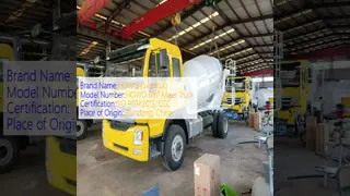 New HOWO 6 Cubic Meter Concrete Mixer Truck 4x2