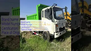 HOWO 6 Wheeler Dump Truck 25 Ton Load Capacity Ready to Ship