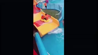 MILAN Amusement Park Boomerango Slide 1.9M Height for Kids and Family Play Pool