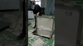 Polishing Video in the Cleaning Equipment Production Workshop