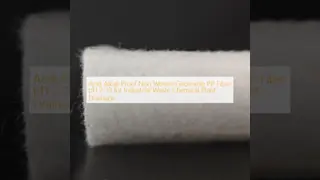 Acid Resistant Geotextile for Industrial Waste Drainage