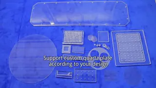 High UV Transmittance JGS2 Quartz Glass Sheet Anti High Temp Quartz Window Plate