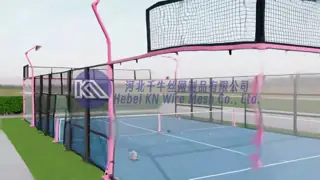 International Standard Panoramic Glass Padel Tennis Court with Factory Price